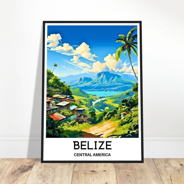 Belize Poster - Etsy