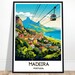 Madeira Island Map Print Madeira Map Poster Madeira Island Travel Print ...