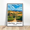 Monument Valley Poster, Vector Illustration, Retro Travel Poster ...