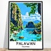 Palawan Travel Print Palawan Poster Philippines Art Print Philippines ...