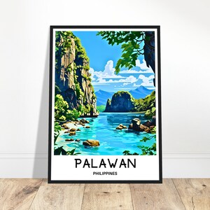 Palawan Travel Print Palawan Poster Philippines Art Print Philippines ...