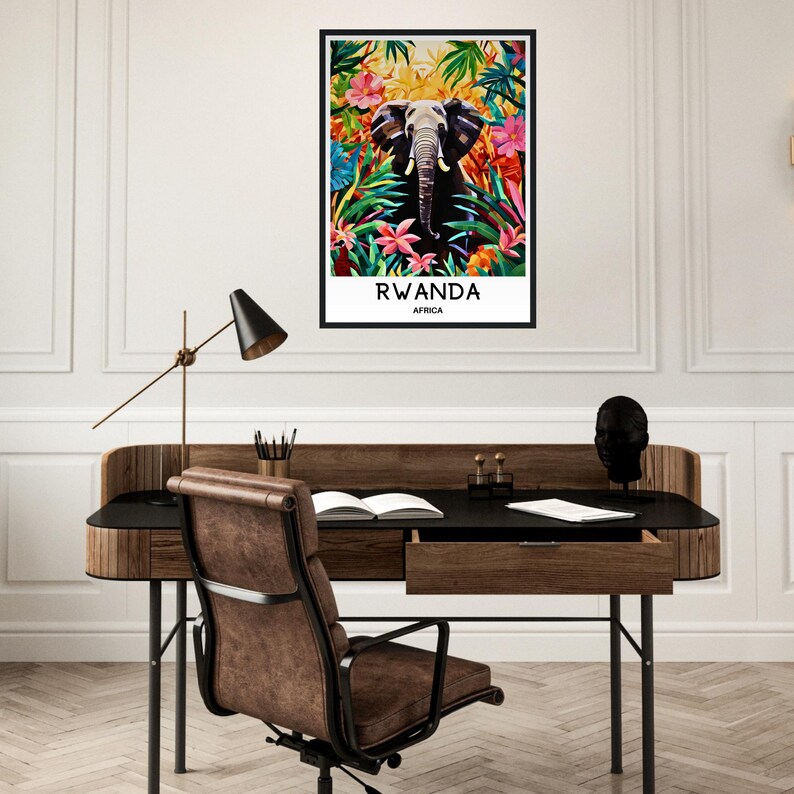 Rwanda Travel Print Rwanda Poster African Art Print South Africa Lover ...