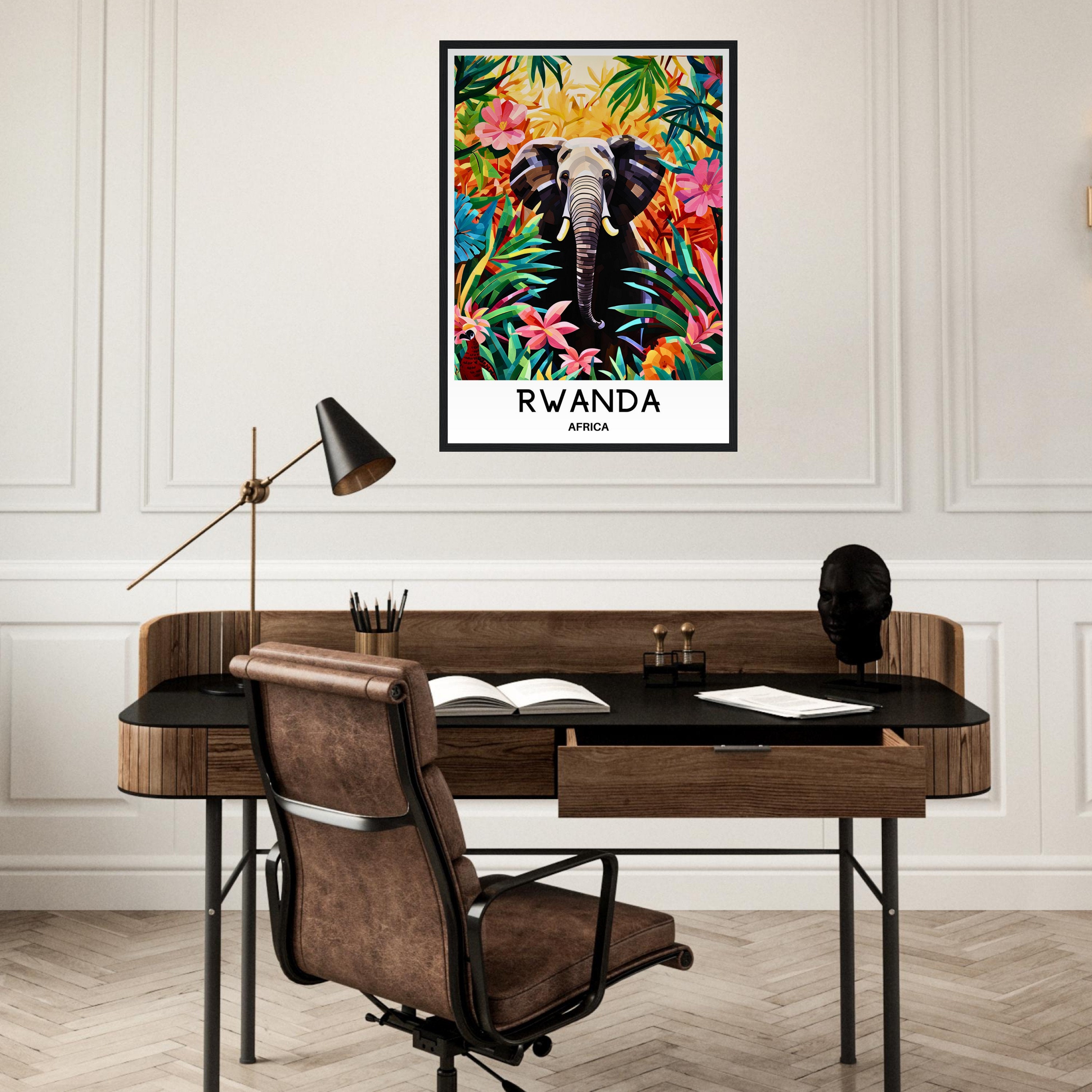 Rwanda Travel Print Rwanda Poster African Art Print South Africa Lover ...