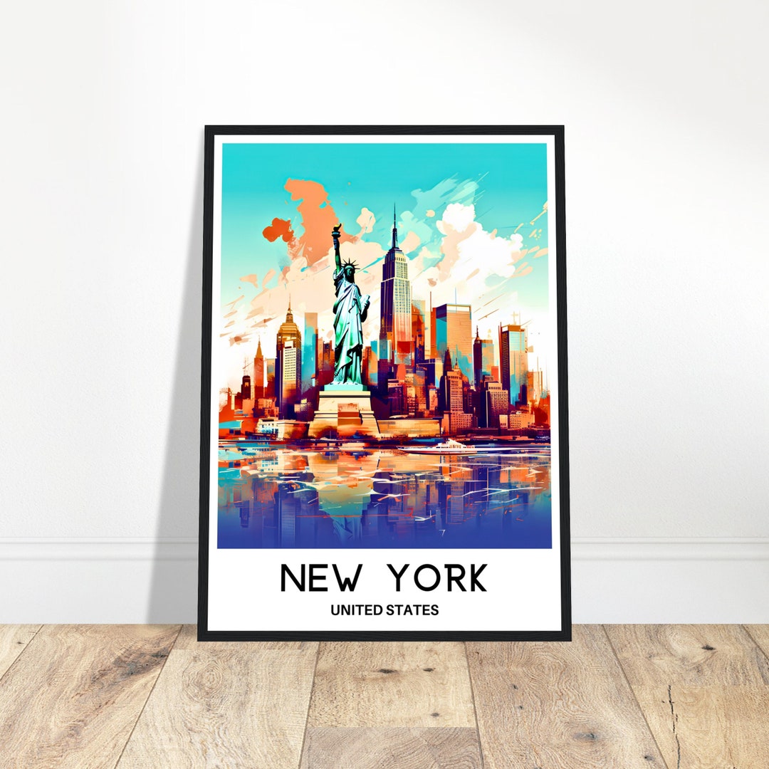 New York Poster New York Print New York Travel Poster New York Travel ...
