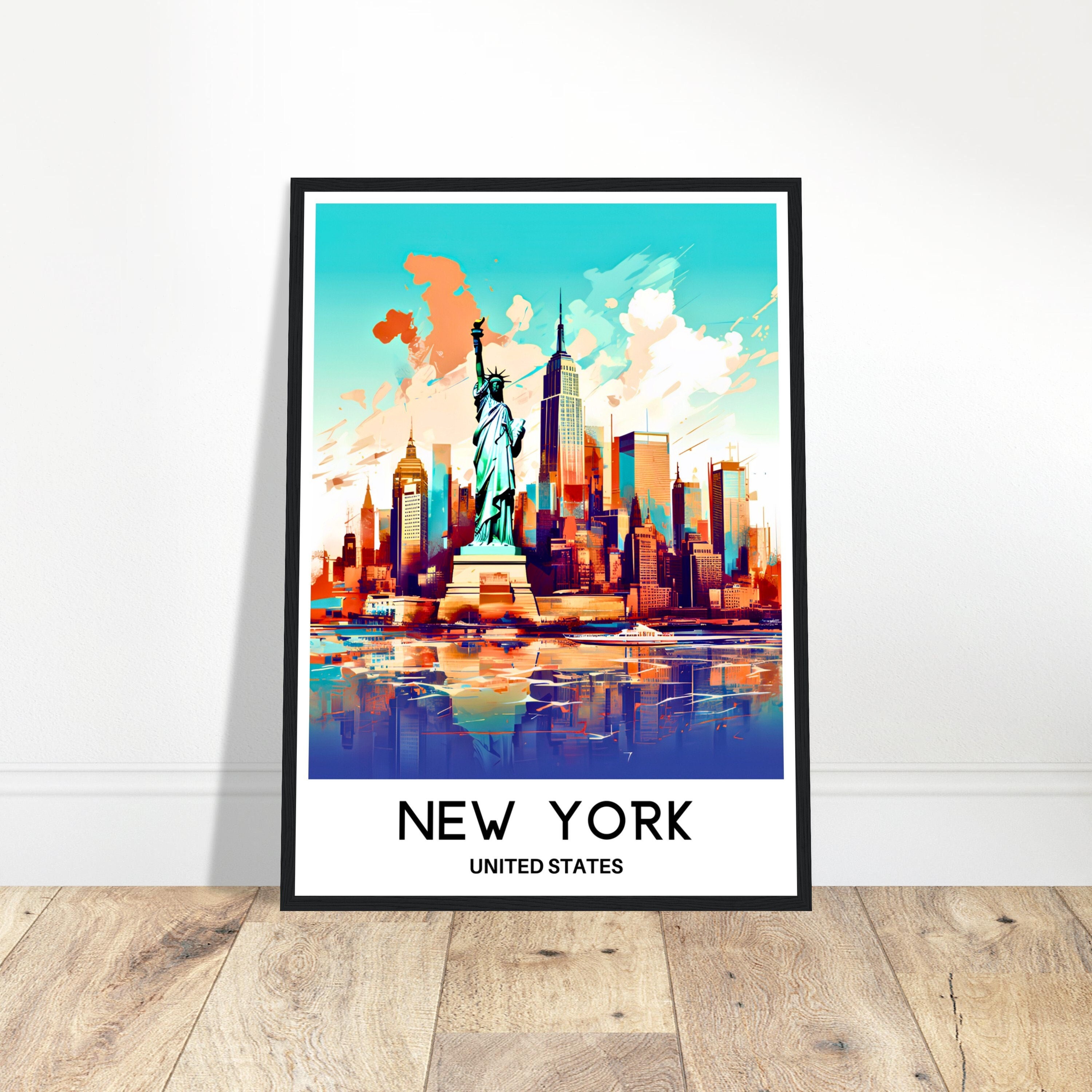 New York Poster New York Print New York Travel Poster New York Travel ...