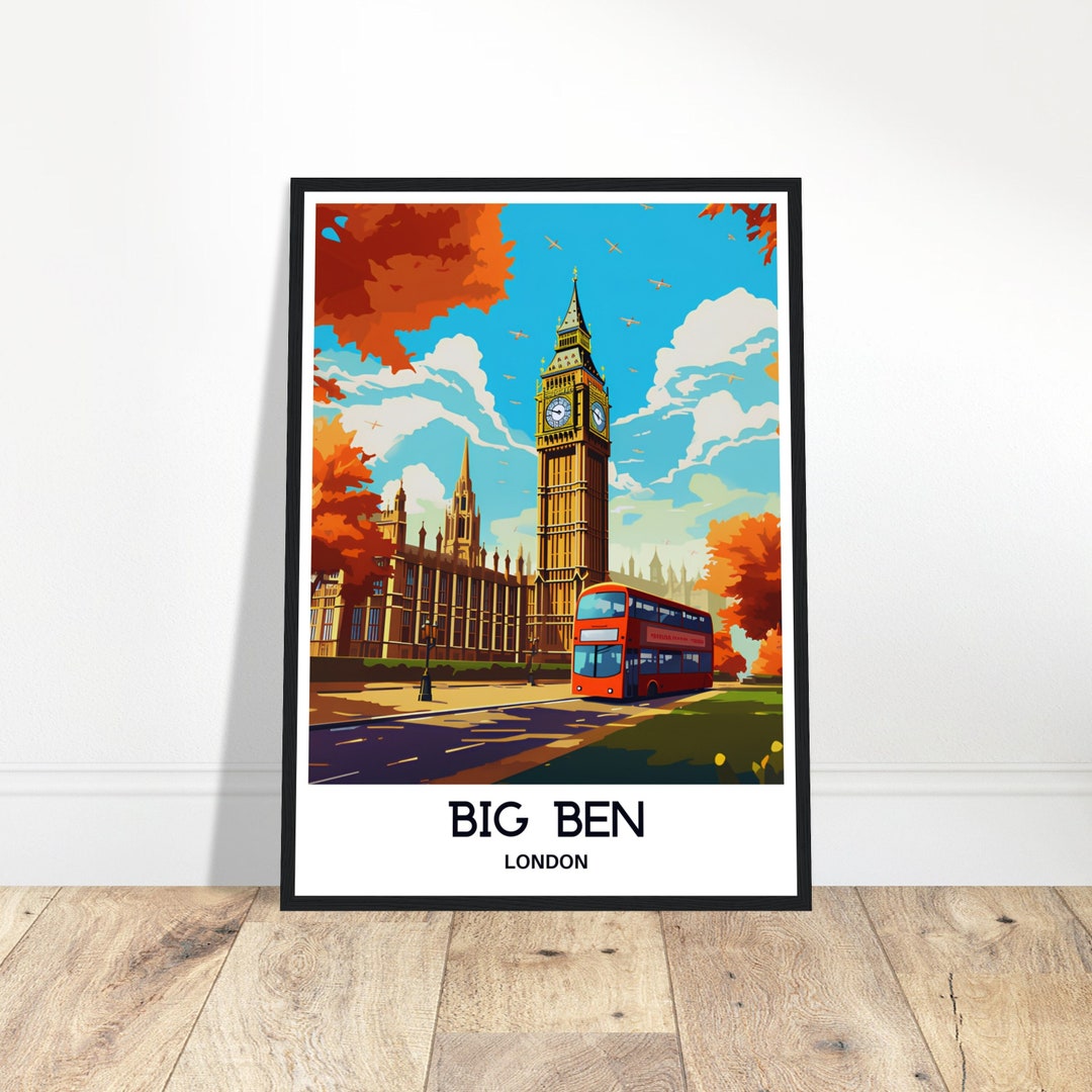 Big Ben Print Big Ben Poster London Travel Poster London Travel Print ...