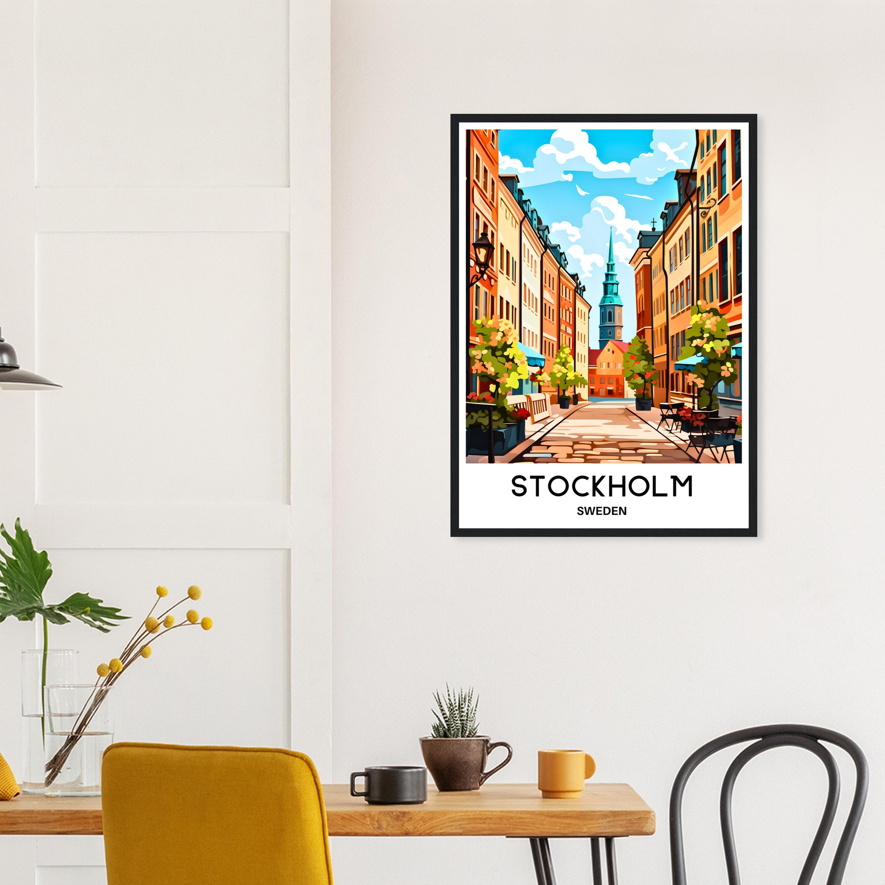 Stockholm Travel Print Stockholm Poster Swedish Art Print Sweden Lover ...