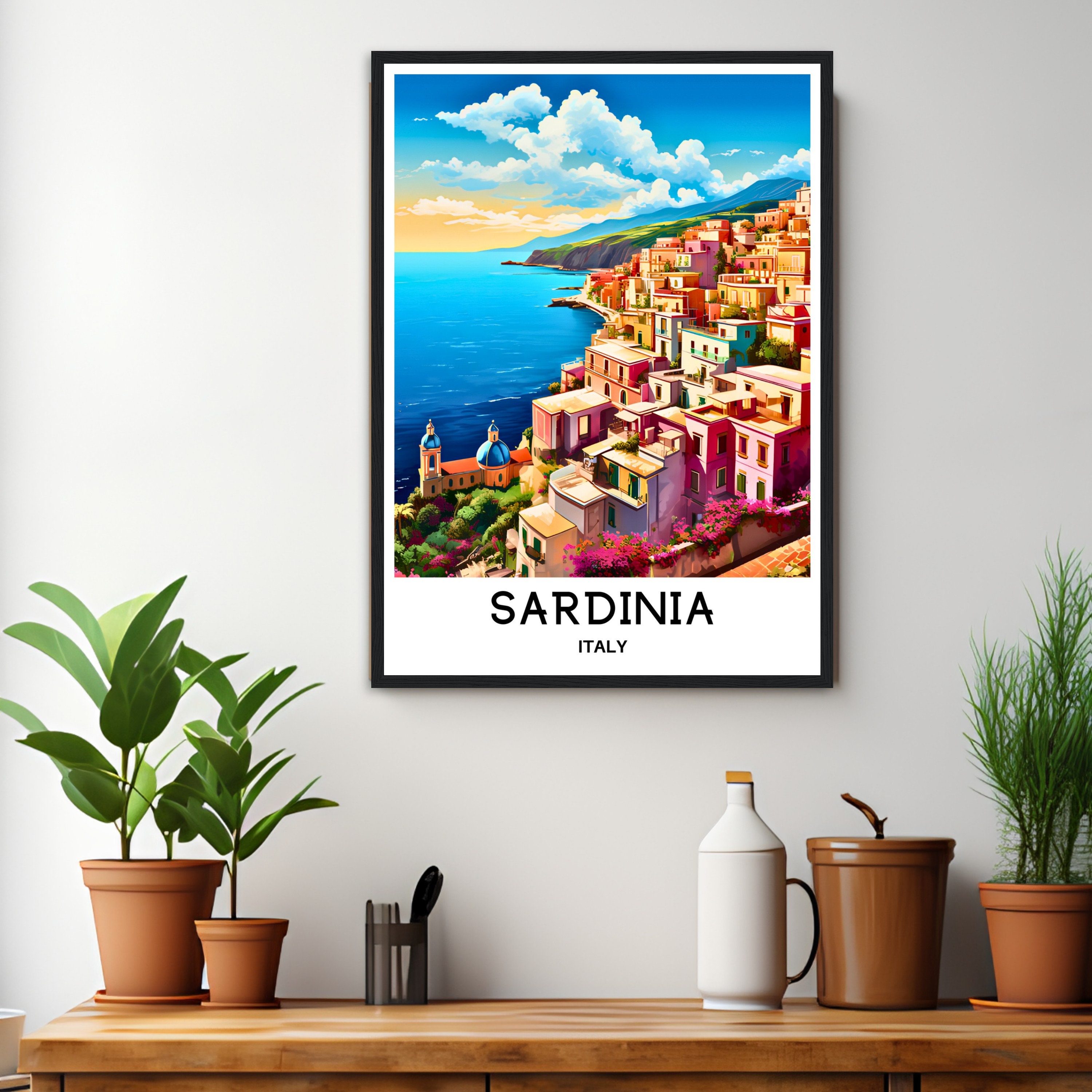 Sardinia Travel Print Sardinia Print Sardinia Travel Poster Sardinia ...