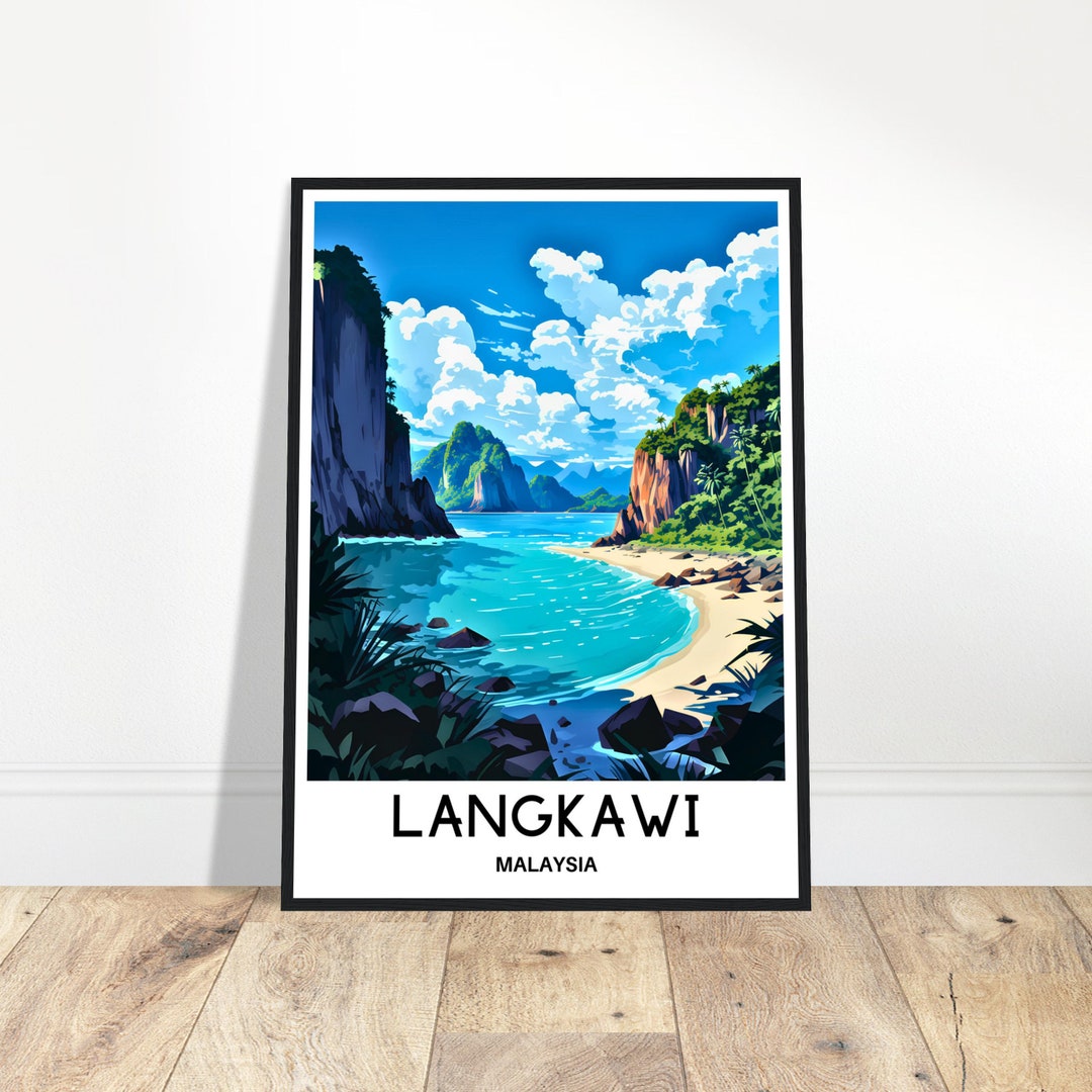 Langkawi Travel Print Langkawi Poster Malaysian Art Print Malaysia ...