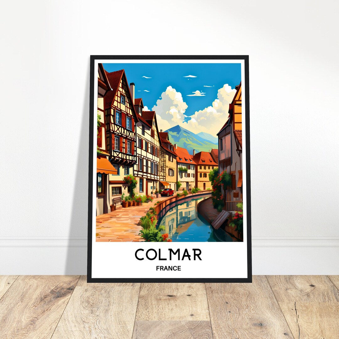 Colmar Travel Print Colmar Poster French Art Print France Lover Gift ...