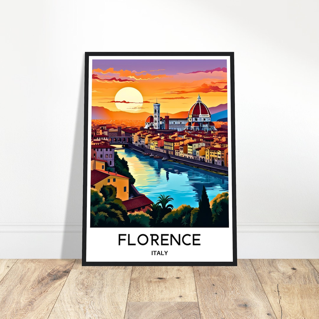 Florence Travel Poster Florence Travel Print Florence Art Print ...