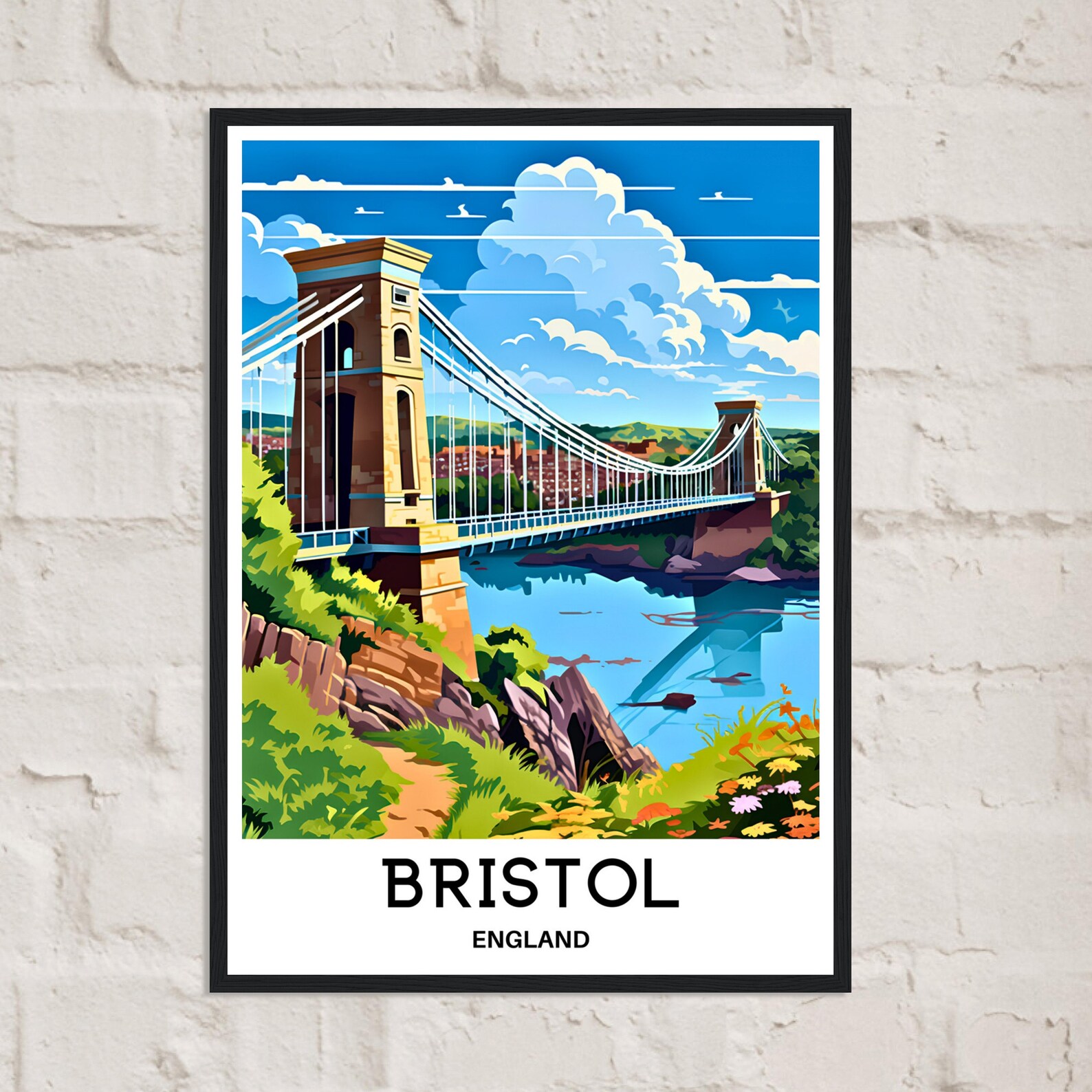Bristol Reise-Druck Bristol Poster Englisch Kunstdruck England ...