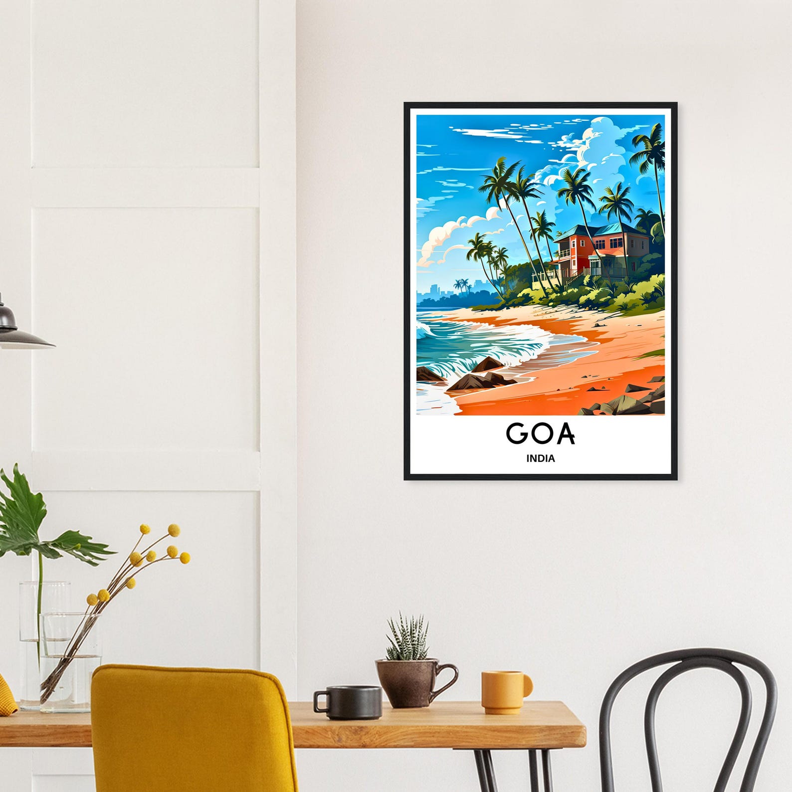 Goa Travel Print Goa Poster Indian Art Print India Lover Gift Wall ...