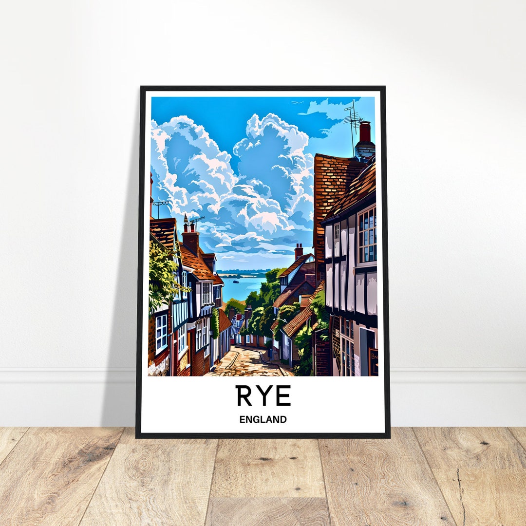 Rye Travel Print Rye Poster English Art Print England Lover Gift Wall ...