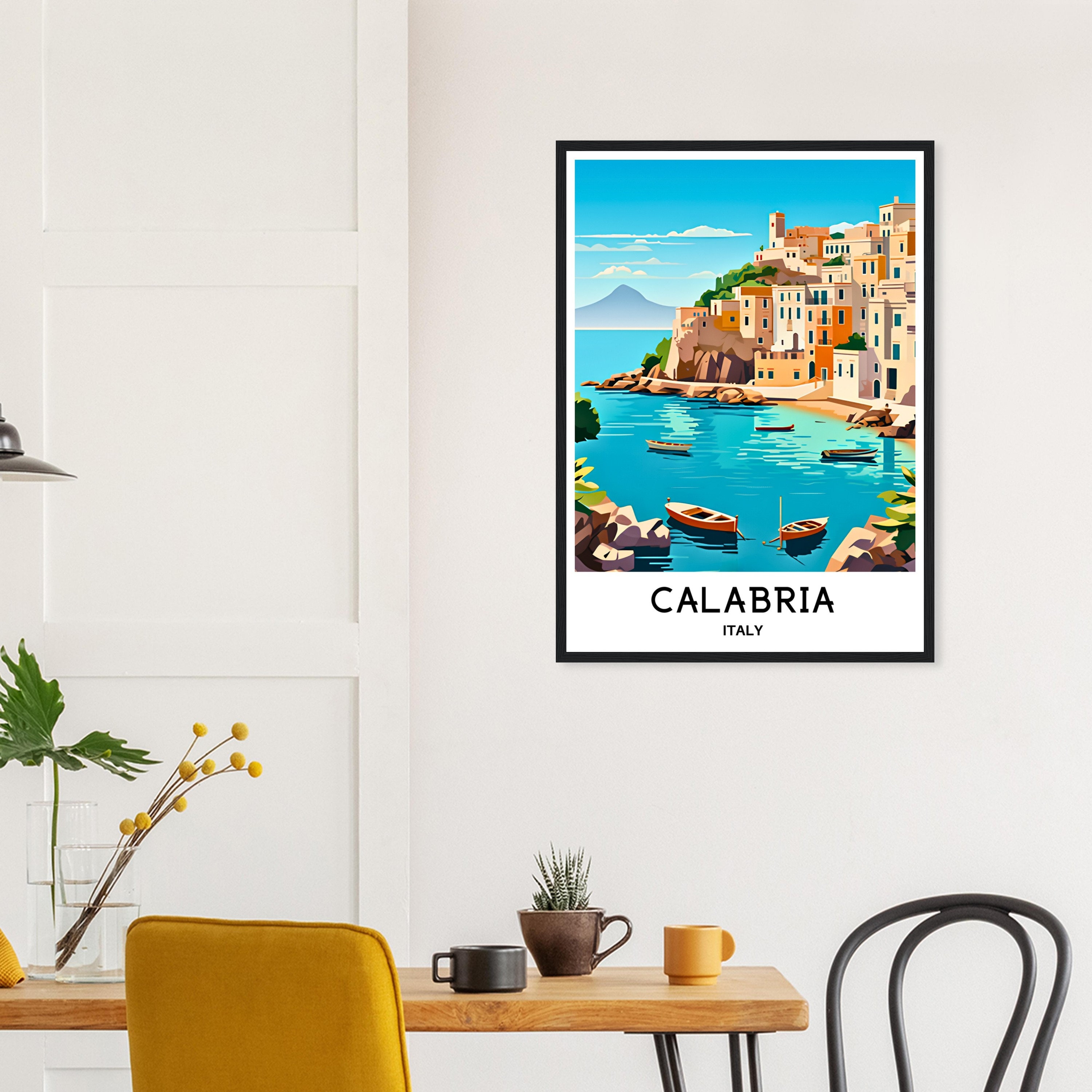 Calabria Travel Print Calabria Poster Italian Art Print Italy Lover ...