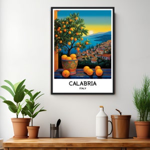 Calabria Travel Print Calabria Poster Italian Art Print Italy Lover ...