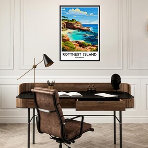 Rottnest Island Travel Print Rottnest Island Poster Australian Art ...