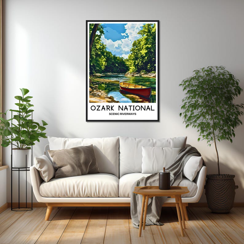 Ozark National Scenic Riverways Travel Print Poster American Art Print ...