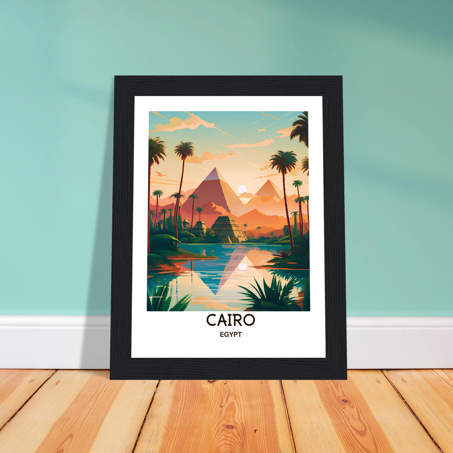 Cairo Travel Print Cairo Poster Egyptian Art Print Egypt Lover Gift ...