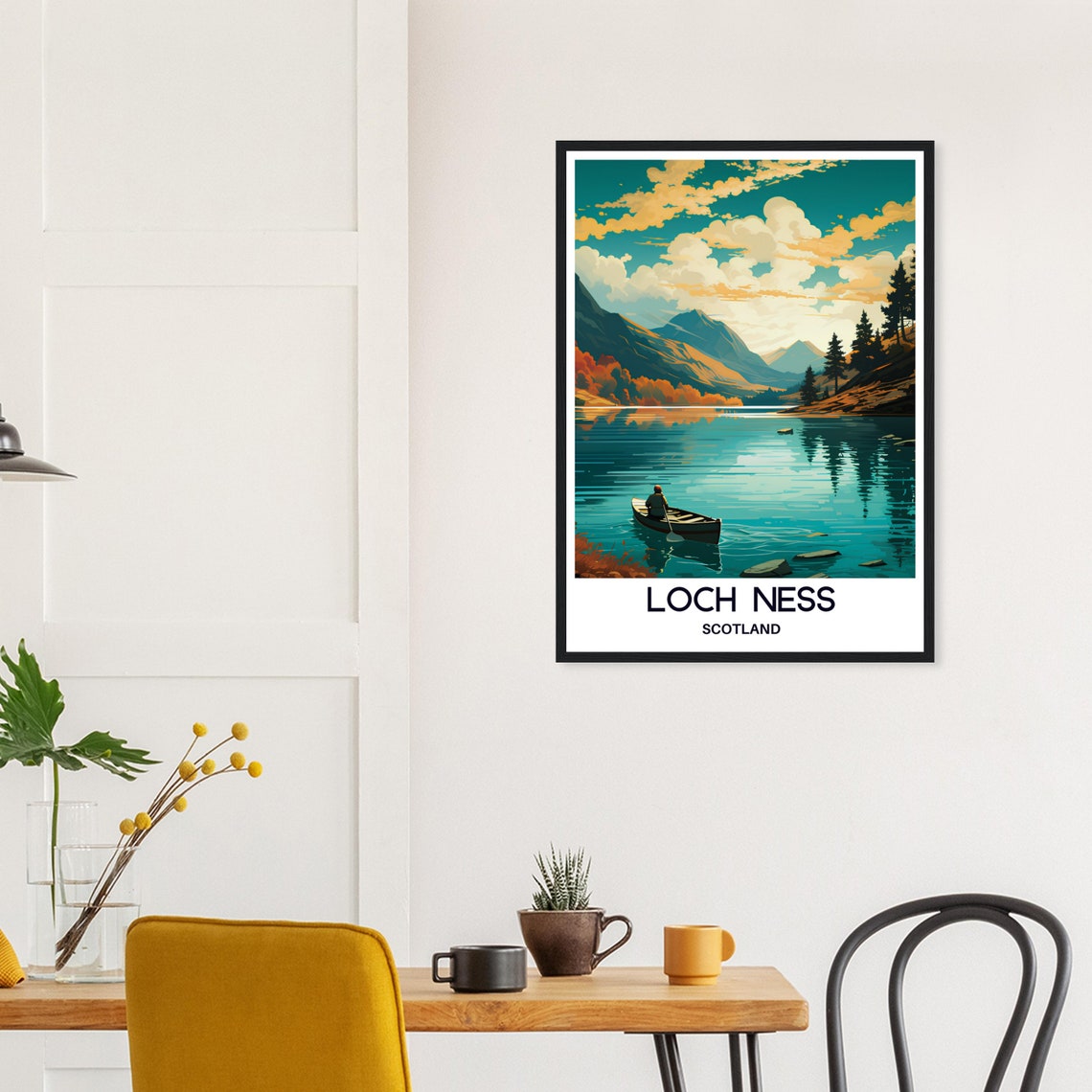 Loch Ness Travel Poster Loch Ness Travel Print Loch Ness - Etsy UK