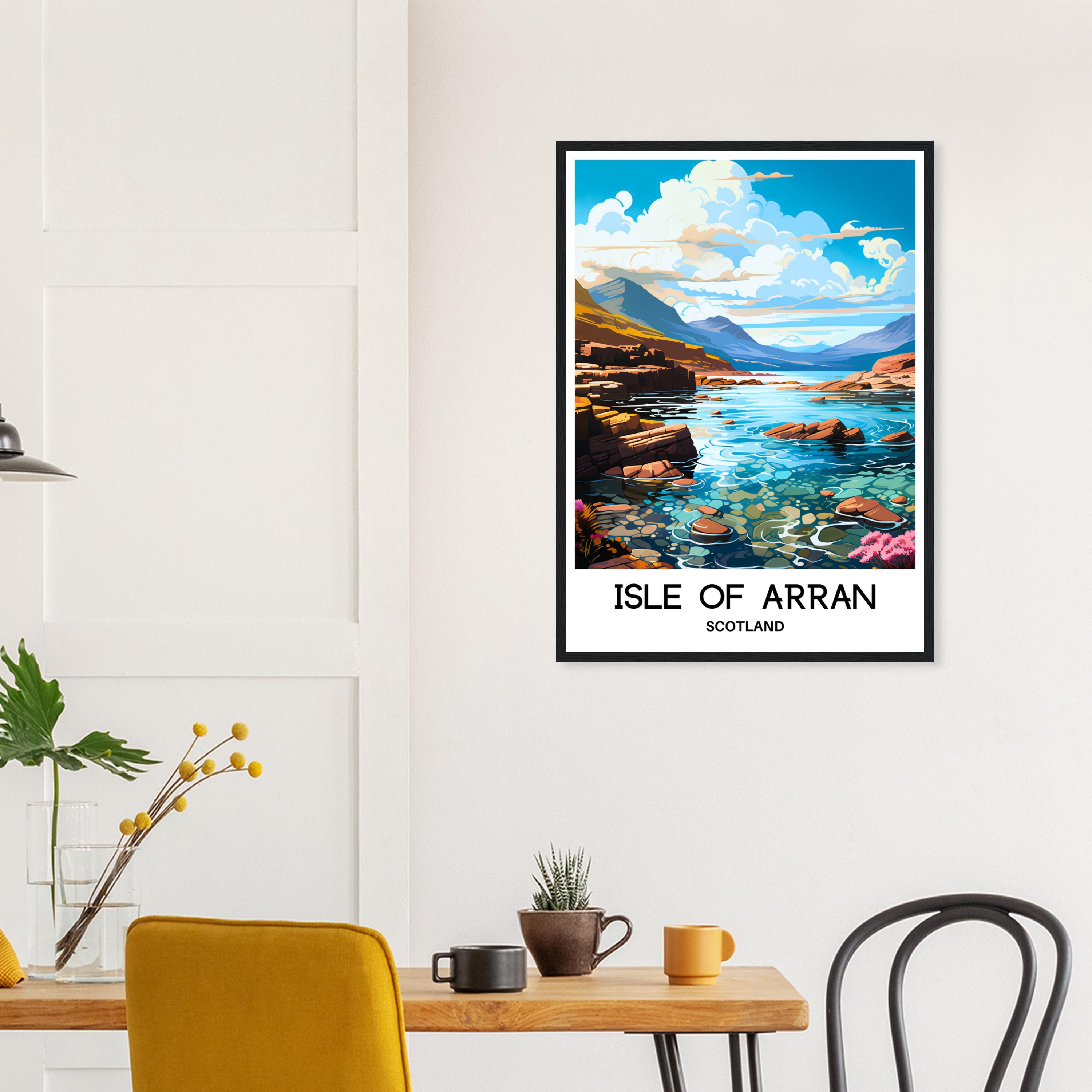 Isle of Arran Travel Print Isle of Arran Poster Scottish Art Print ...