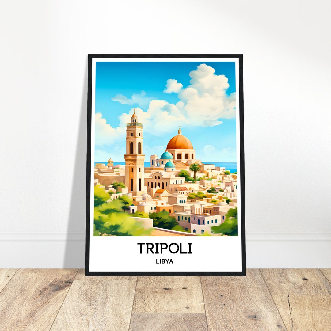 Tripoli Watercolor Print Tripoli Travel Poster Libyan Art Print Libya ...