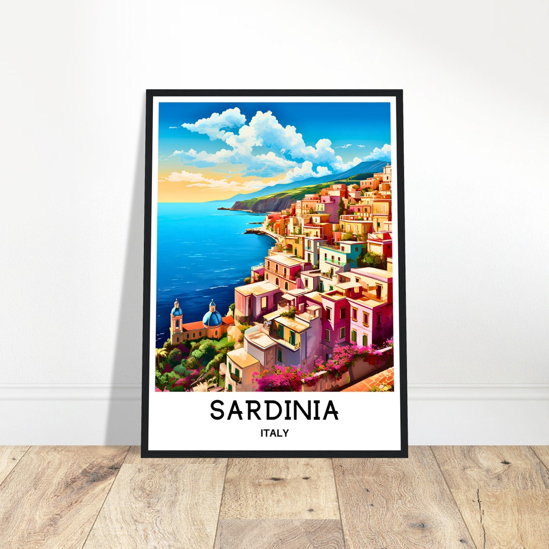 Sardinia Travel Print Sardinia Print Sardinia Travel Poster Sardinia ...