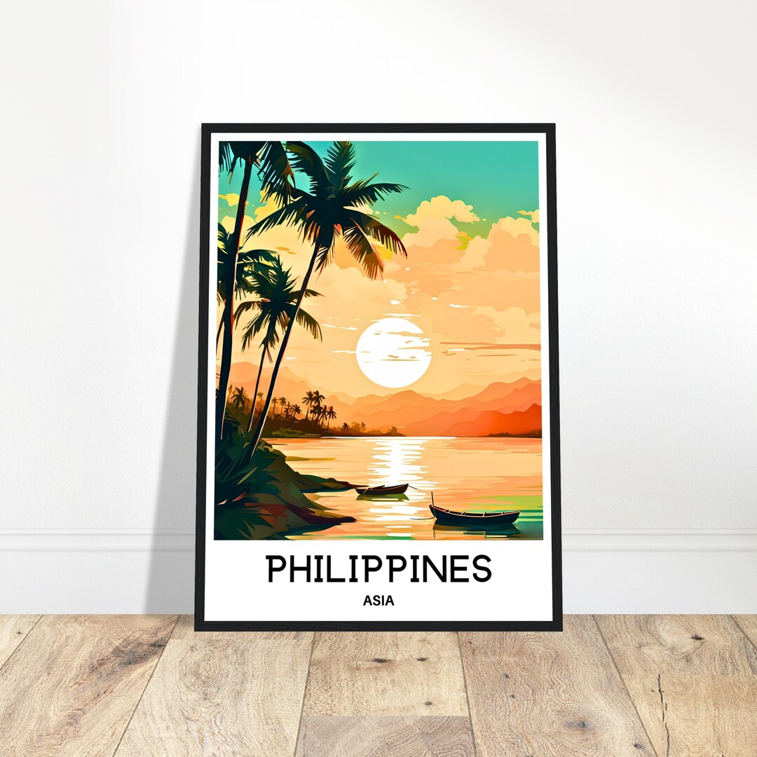 Philippines Travel Poster Philippines Travel Print Philippines Print ...