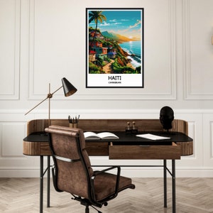 Haiti Travel Print Haiti Poster Caribbean Art Print Caribbean Lover ...