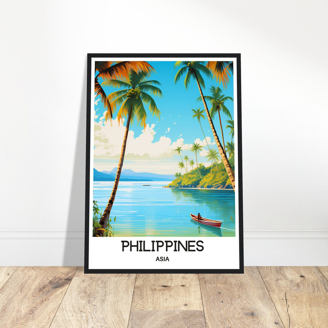 Philippines Travel Poster Philippines Travel Print Philippines - Etsy