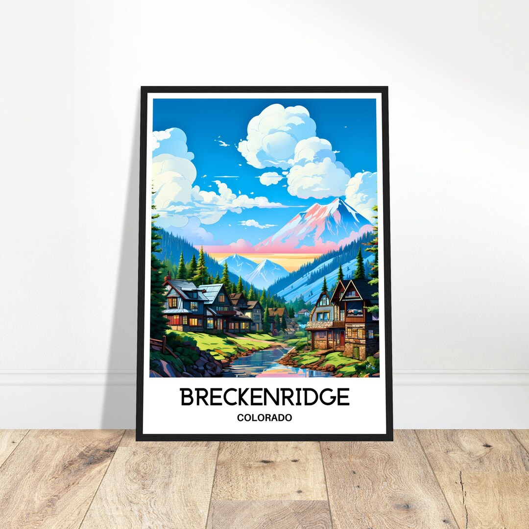 Breckenridge Travel Print Breckenridge Poster American Art Print ...