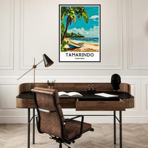 Tamarindo Travel Print Tamarindo Poster Caribbean Art Print Costa Rica ...