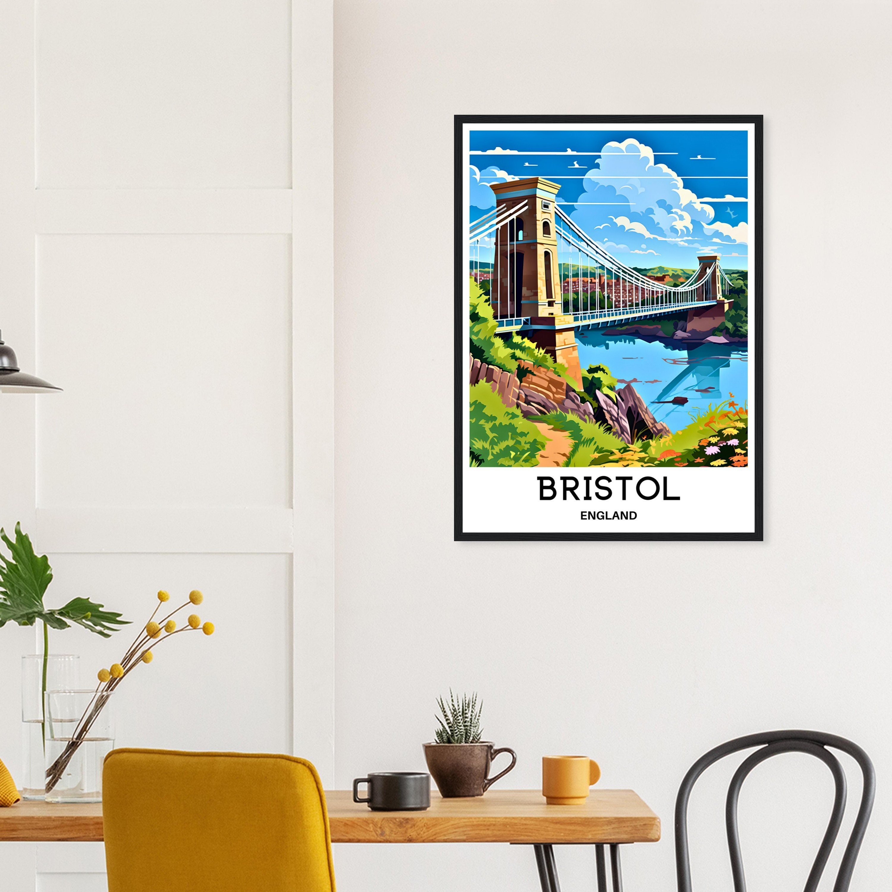 Bristol Reise-Druck Bristol Poster Englisch Kunstdruck England ...