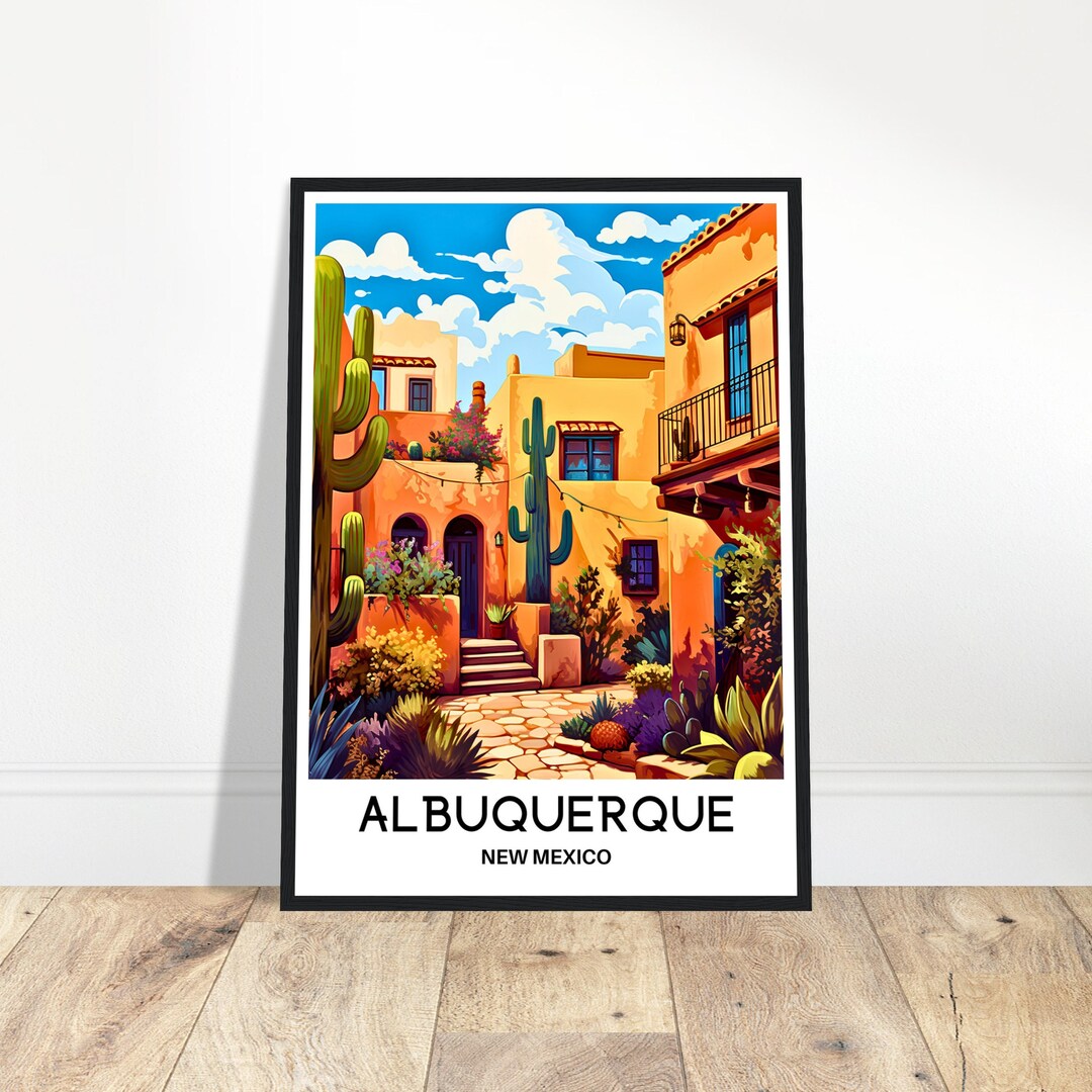 Albuquerque Travel Print Albuquerque Poster American Art Print New ...
