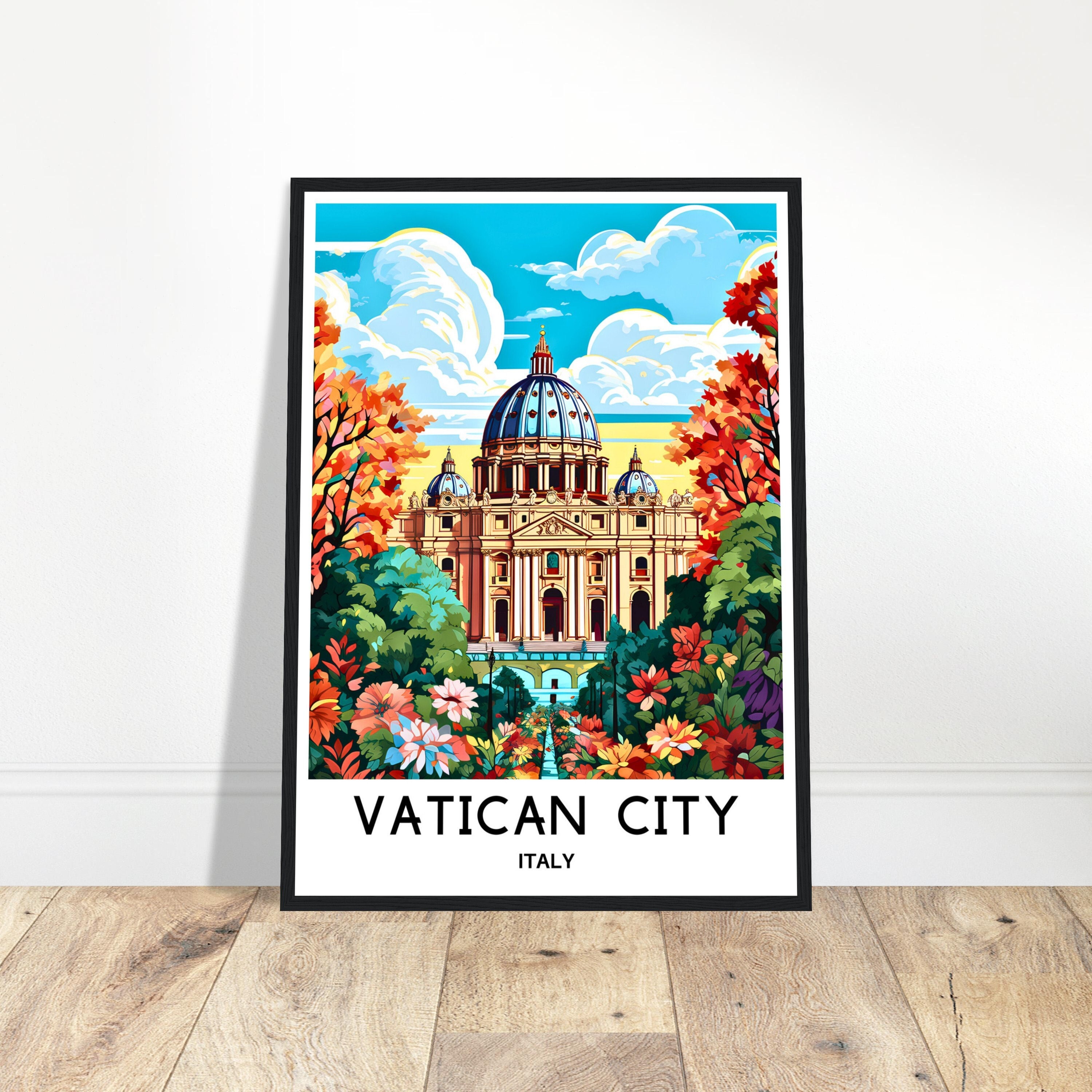 Vatican City Travel Print Vatican Poster Italian Art Print Italy Lover ...