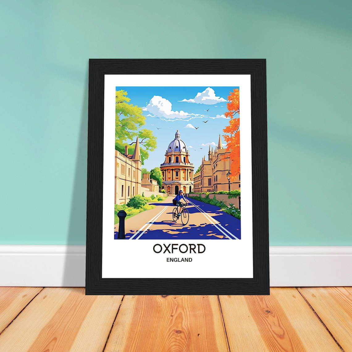 Oxford Travel Print Oxford Poster English Art Print England Lover Gift ...