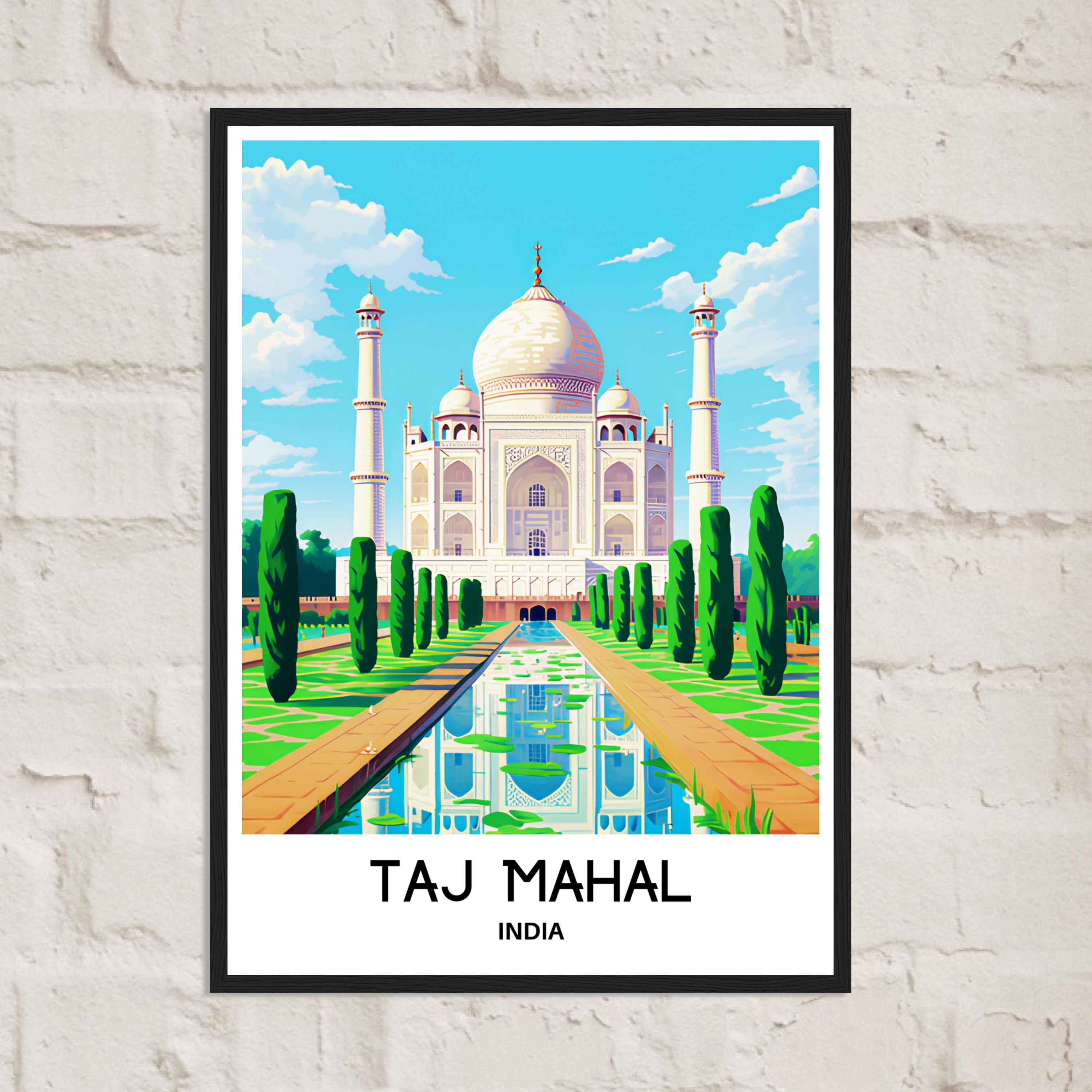 Taj Mahal Travel Print Taj Mahal Poster Indian Art Print India Lover ...