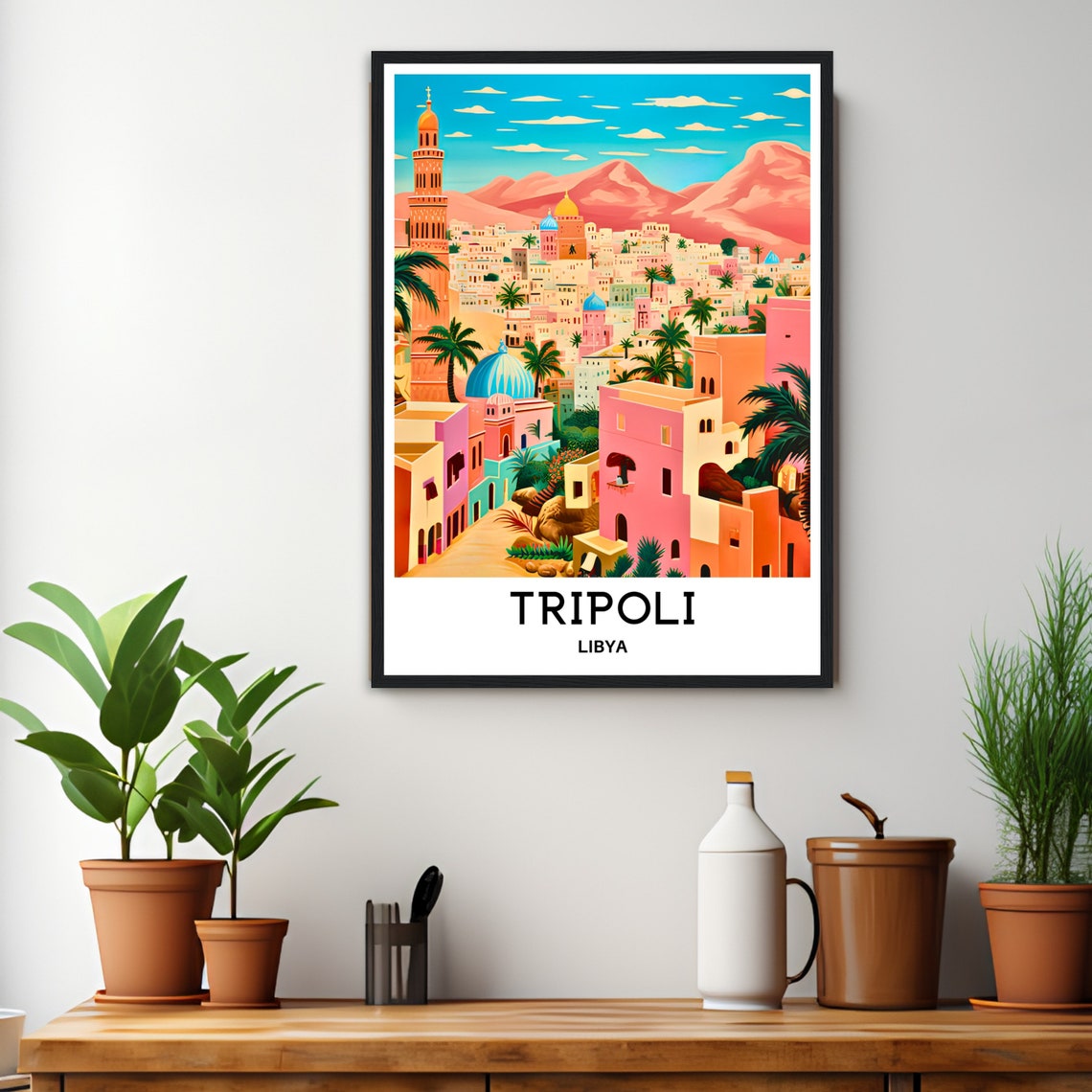 Tripoli Travel Print Tripoli Poster Libyan Art Print Libya Lover Gift ...