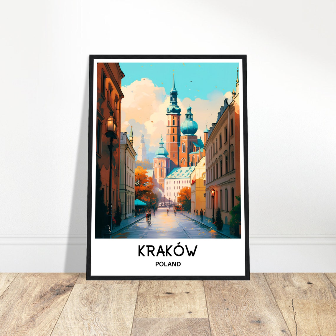 Krakow Travel Print Krakow Poster Polish Art Print Poland Lover Gift ...
