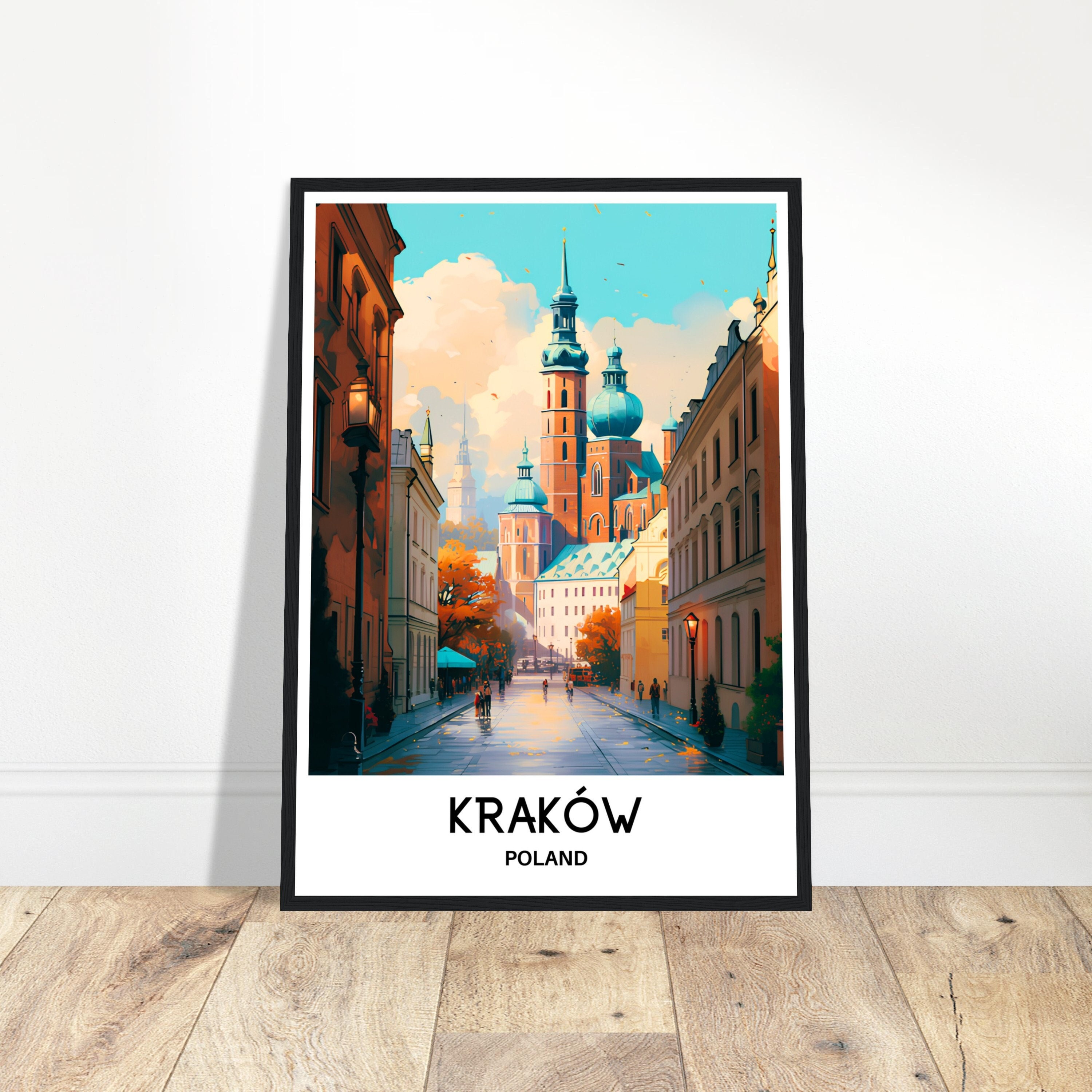 Krakow Travel Print Krakow Poster Polish Art Print Poland Lover Gift ...