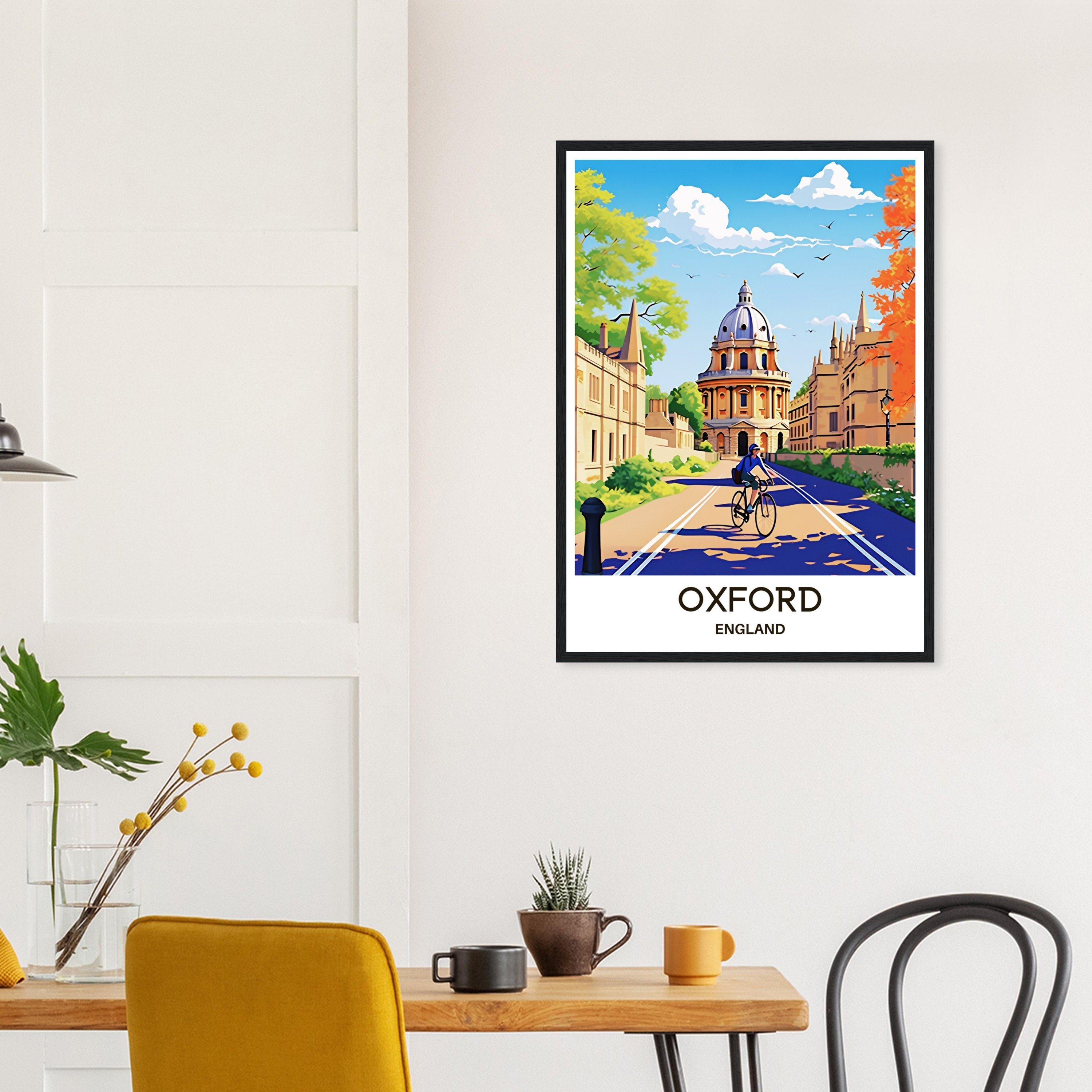 Oxford Travel Print Oxford Poster English Art Print England Lover Gift ...
