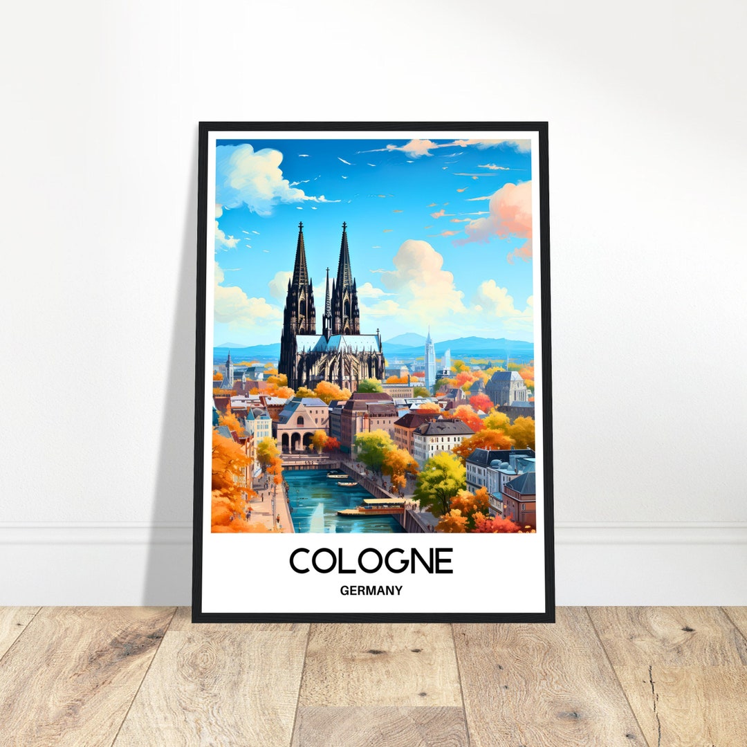 Cologne Travel Print Cologne Poster German Art Print Germany Lover Gift ...