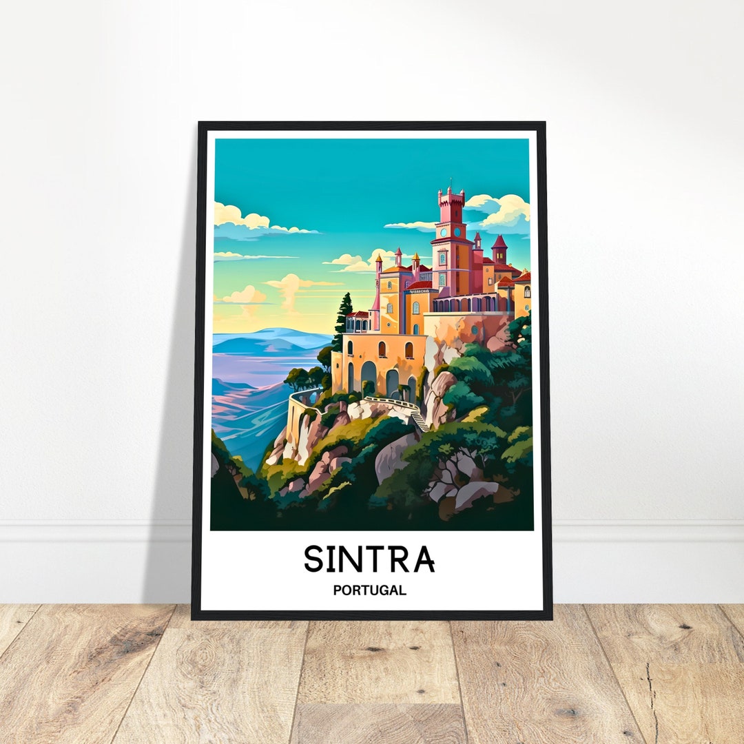 Sintra Travel Print Portugal Poster Portuguese Art Print Sintra Lover ...