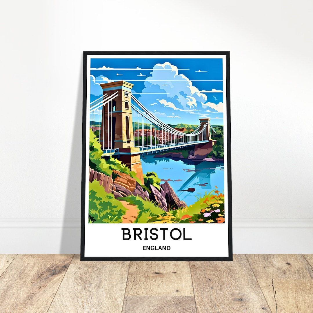 Bristol Reise-Druck Bristol Poster Englisch Kunstdruck England ...