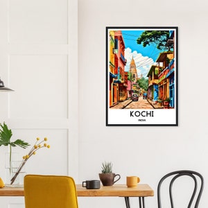 Kochi Travel Print Kochi Poster Indian Art Print India Lover Gift Wall ...