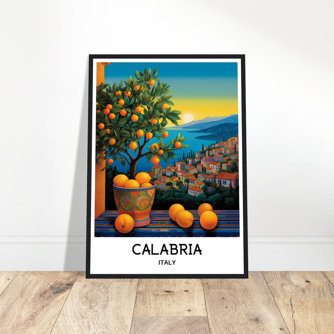 Calabria Travel Print Calabria Poster Italian Art Print Italy Lover ...