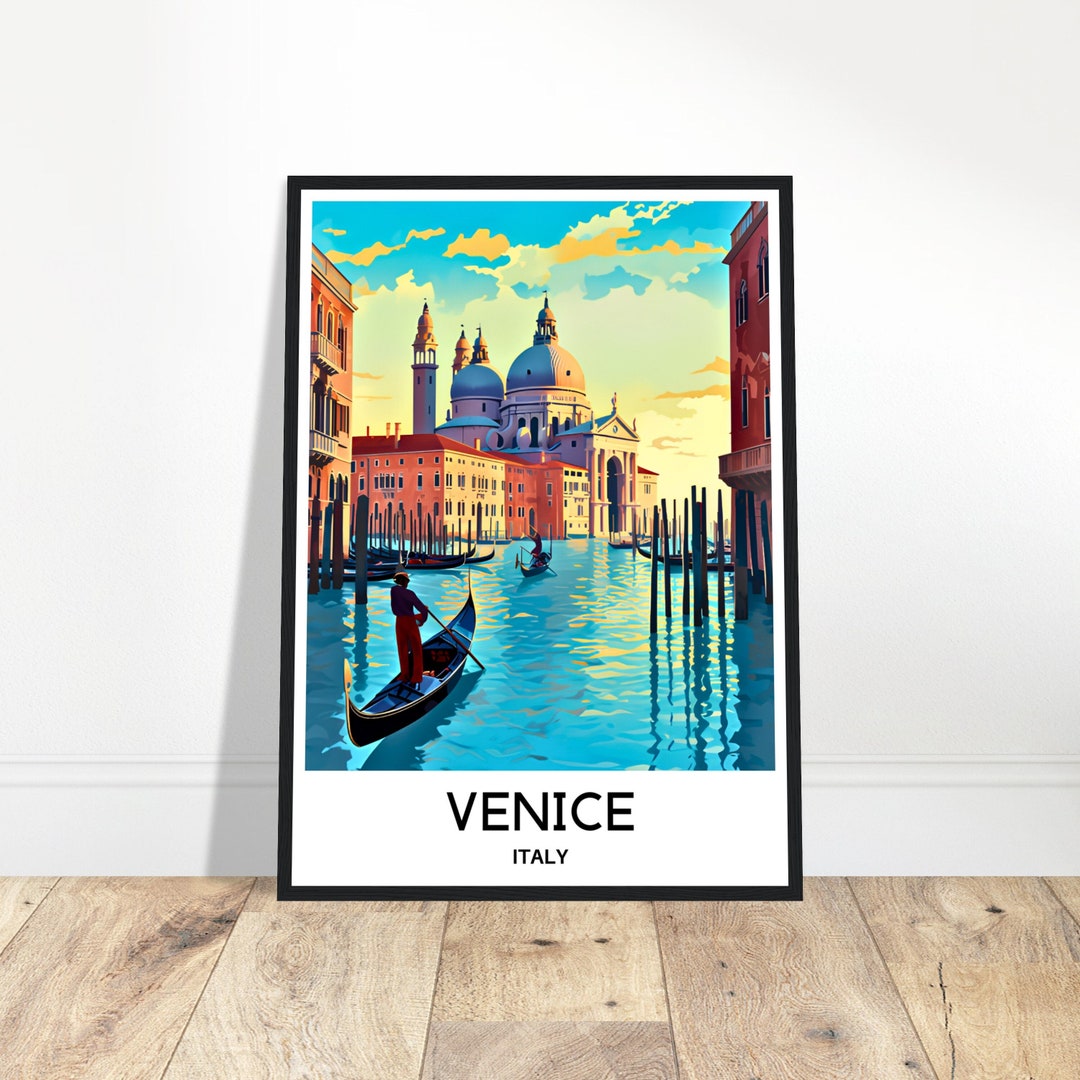 Venice Travel Poster, Venice Travel Print, Venice Art, Venice Gift ...