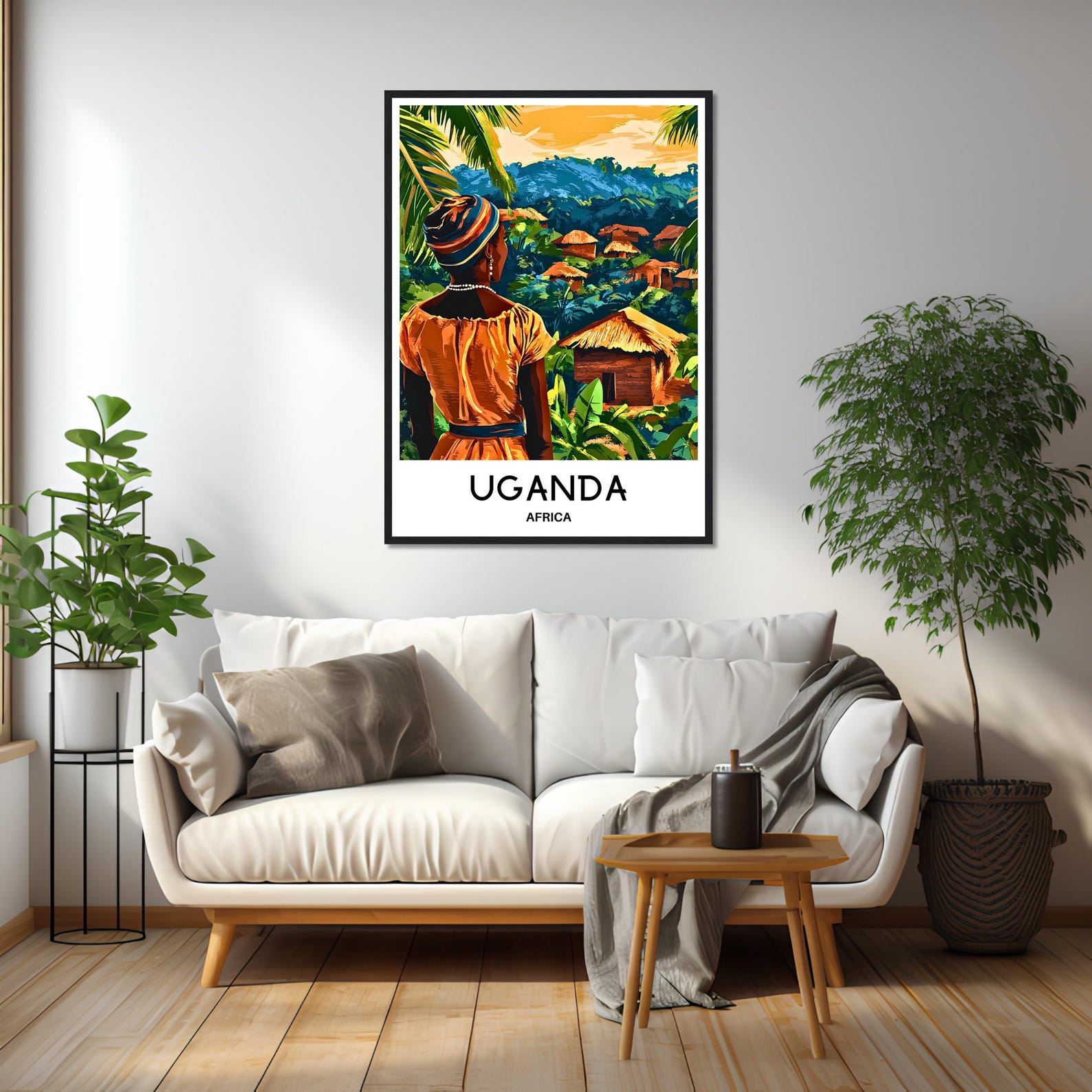 Uganda Travel Print Uganda Poster African Art Print Africa Lover Gift ...