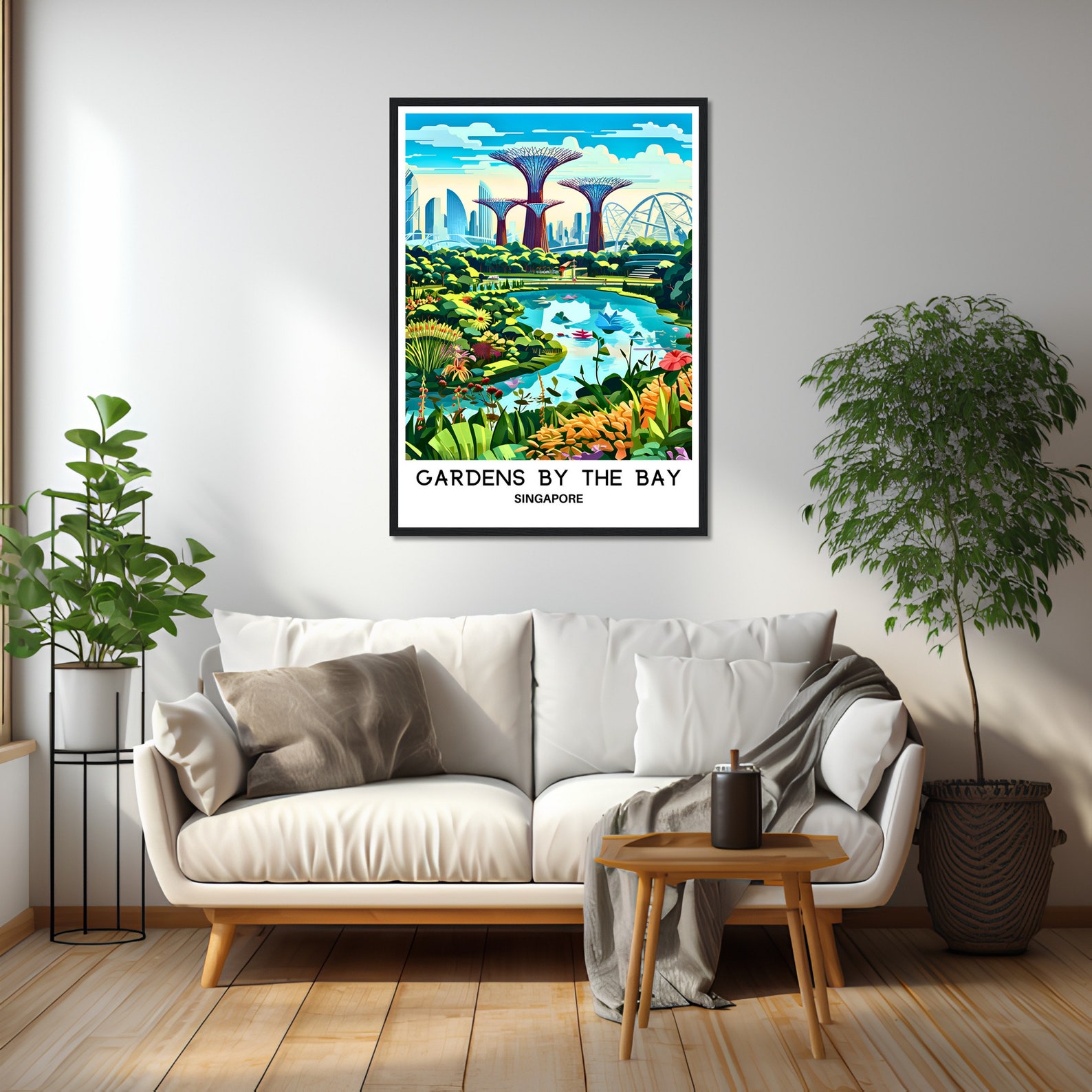 Gardens by the Bay Travel Print Gardens by the Bay Poster Asian Art ...