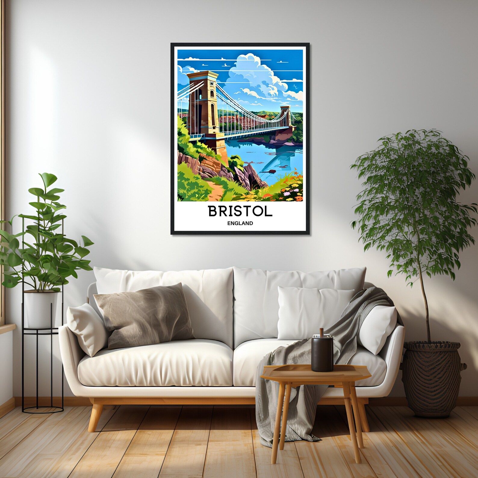 Bristol Reise-Druck Bristol Poster Englisch Kunstdruck England ...